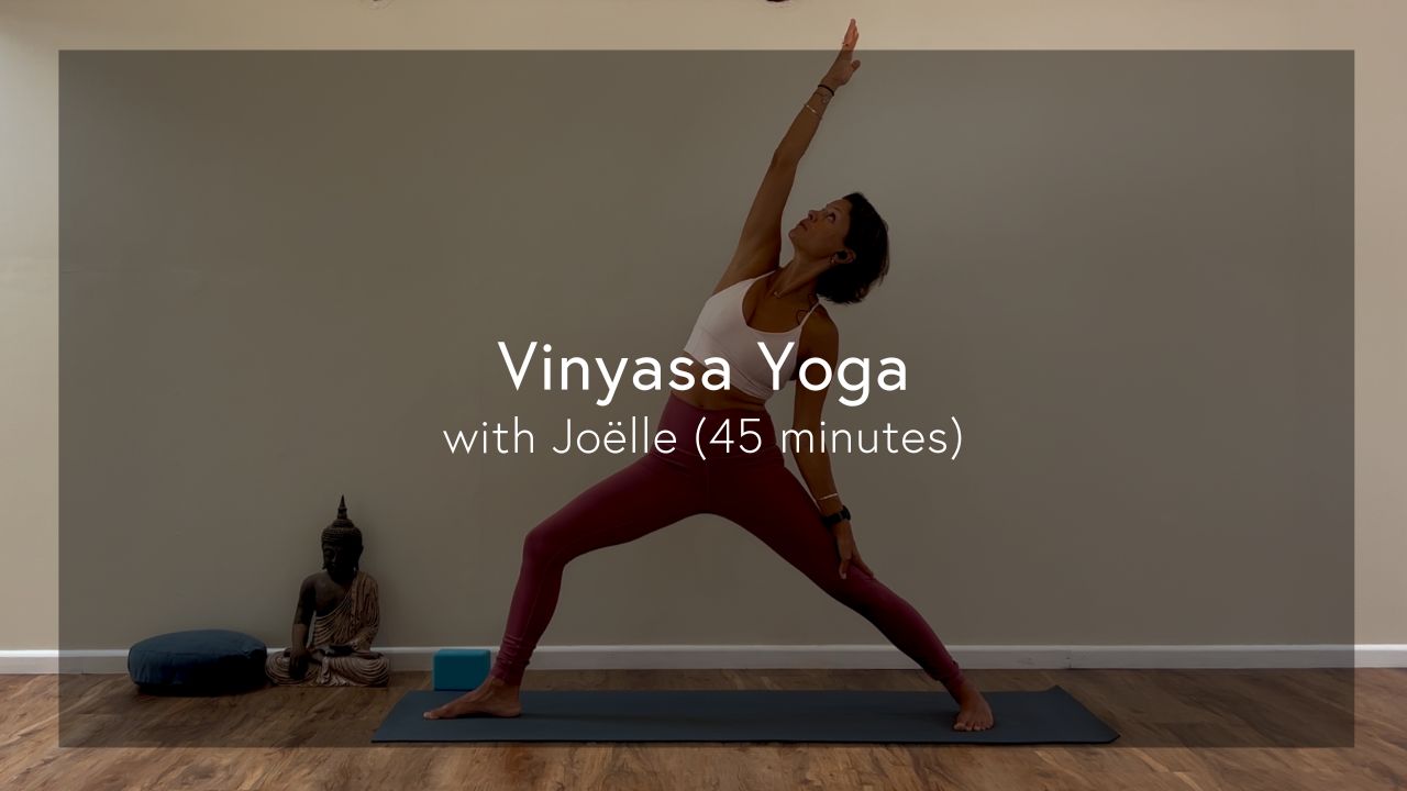 45 Minute Vinyasa Yoga with Joëlle Sleebos – Manduka EU